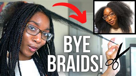 How To Remove Box Braids Without Breakage Retain Your Length Youtube