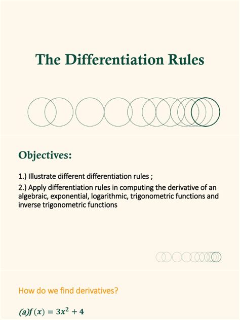 6 Differentiation Rules 2024 Pdf Trigonometric Functions Derivative