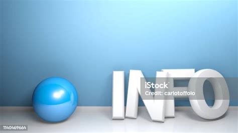 정보 구형 3d 렌더링을 사용 하 여 파란색 벽에 흰색 3d 쓰기 3차원 형태에 대한 스톡 사진 및 기타 이미지 3차원 형태 가정의 방 Istock