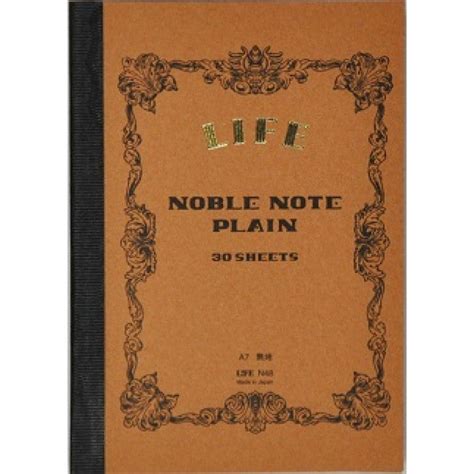 Life Noble A7 Plain Notebook £3 95