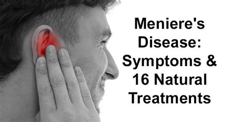 Menieres Disease Symptoms And 16 Natural Treatments