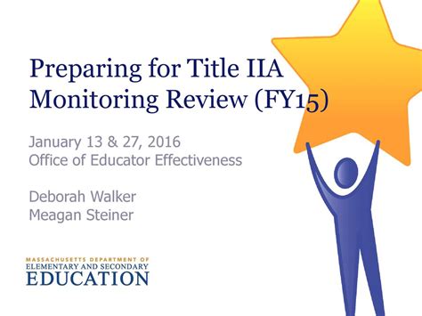 preparing for title iia monitoring review fy15 ppt download