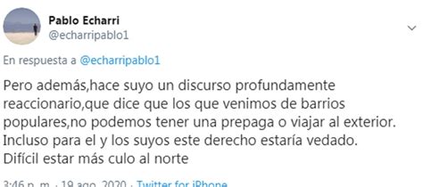 El Dipy Le Respondió A Pablo Echarri “se Hace El Humilde Pero Va De