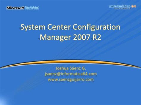 system center configuration manager 2007 r2 sccm