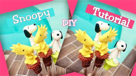 Diy Snoopy Tutorial Porcelana Fría Youtube