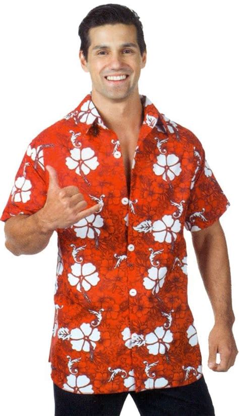 Гавайская рубаха красная купити за 1044 грн в Fancydress