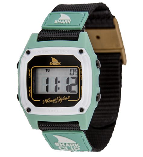 The Freestyle Shark Classic Clip Goldblack Watch Features A Retro