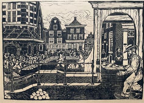 Jan Strube 1892 1985 Kaasmarkt Alkmaar Catawiki