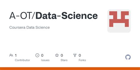 GitHub A OT Data Science Coursera Data Science