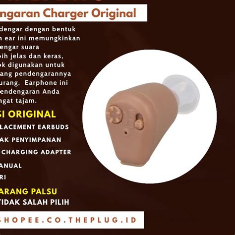 Jual LR PVL Alat Bantu Dengar Telinga Cas Rechargable Hearing Aid Aids Mini Orang Tua