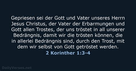 2 Korinther 1 ELB DailyVerses Net