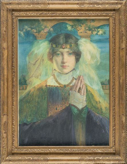 Lucien Victor Guirand De Scévola Princess In Medieval Attire 1900