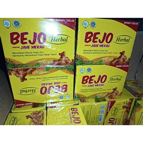 Jual Bejo Jahe Merah Sachet 2 Pack 24 Sachet Shopee Indonesia