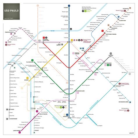Mapa Do Metro E Cptm Metro Cptm Pdf For Hairstyles