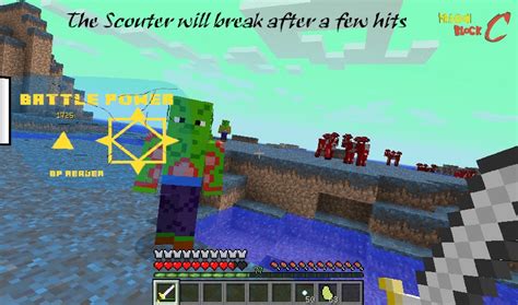 1 4 6 Scouter And BattleArmor Mod The Dragon Ball Z Scouters From Dragon Block C Mod SSP LAN