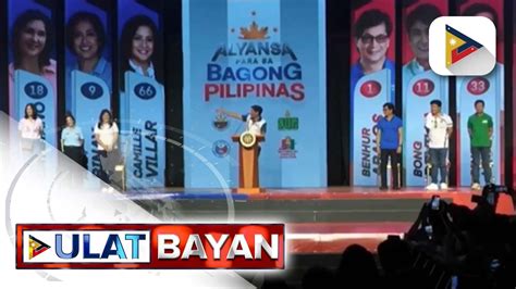 PBBM, pinangunahan ang campaign rally ng mga kandidato sa pagkasenador ng Alyansa para sa Bagong ...