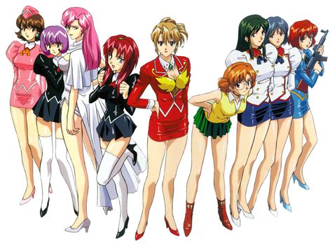 Agent Aika Season One Cast Png Edit By Boltun On Deviantart