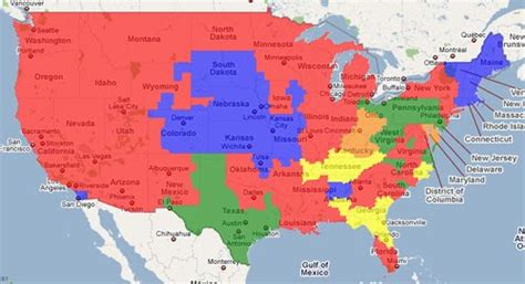 Cartophilia Maps And Map Memorabilia Football TV Coverage Maps