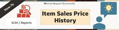 Item Sales Price History Get The Values Of New Price And Old Price — Netsuite Community