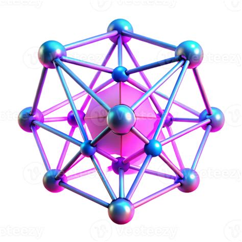 Wonderful Creative A Network Of Interconnected Glowing Nodes Genuine 57762573 Png