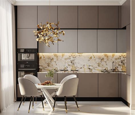 My Favorite Apartments On Behance Modern Kitchen Interiors Luxury