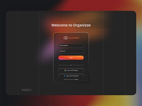 Login Page Minimal Modern Gradient Ui Behance