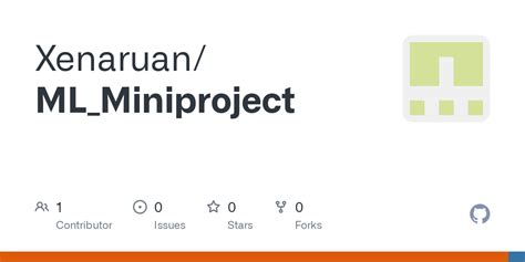 Github Xenaruanmlminiproject