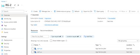 Unable To Move App Service To An Existing App Service Plan Microsoft