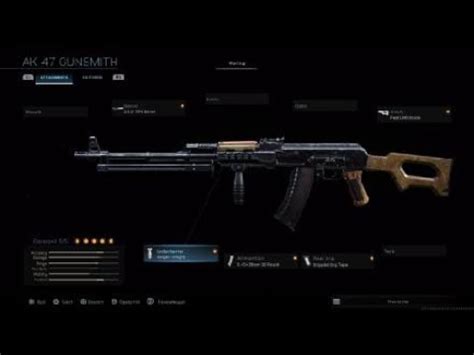 Modern Warfare 2019 ALL AK47 Customization And Attachments Gunsmith