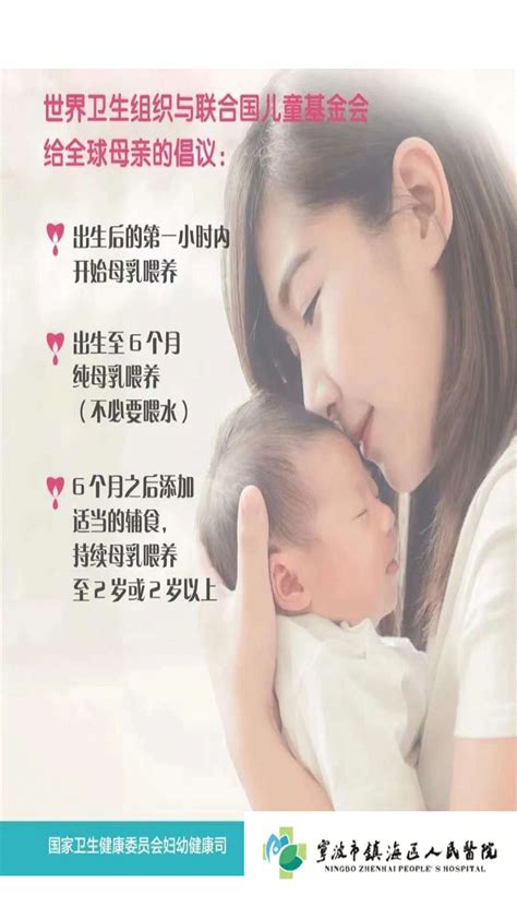 镇海区人民医院医疗集团网站 科普宣教 母乳喂养促进，健康教育先行