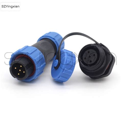 Sp13 Nut Panel Mount Connector 2345679 Pin Outdoor Industrial