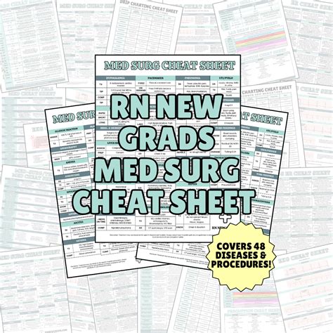 Med Surg Cheat Sheet Rn New Grads