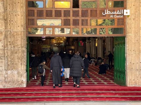 Alqastal القسطل On Twitter أجواء المسجد الأقصى وتوافد الأهالي لصلاة
