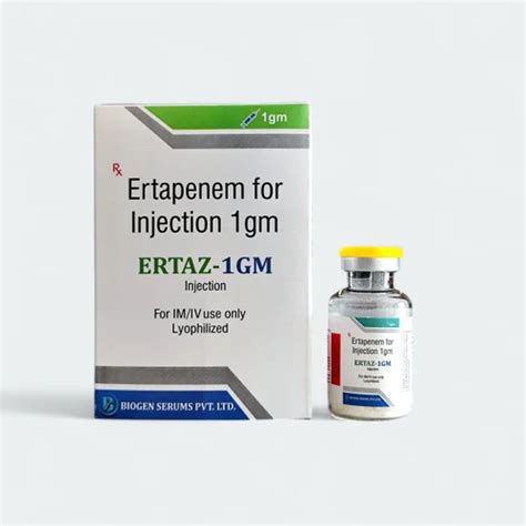 Ertapenem 1gm Injection At ₹ 1400vial Ertafic In Pune Id