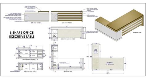 An Architectural Drawing Of The Shape And Design Of A Table With