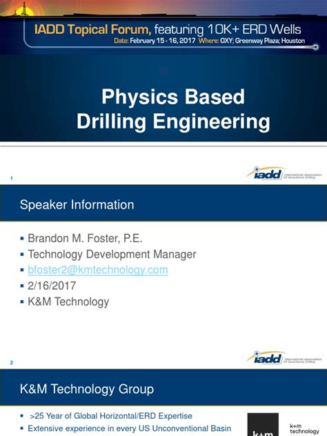 Physics Based Drilling Engineering Pdf Drilling Rig Drilling