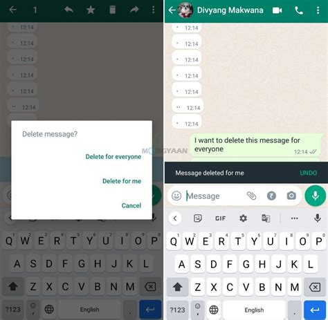 Whatsapps Latest Feature Lets You Undo Delete For Me Action