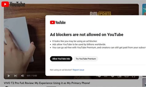 Youtube Is Cracking Down On Consumers That Use Adblock