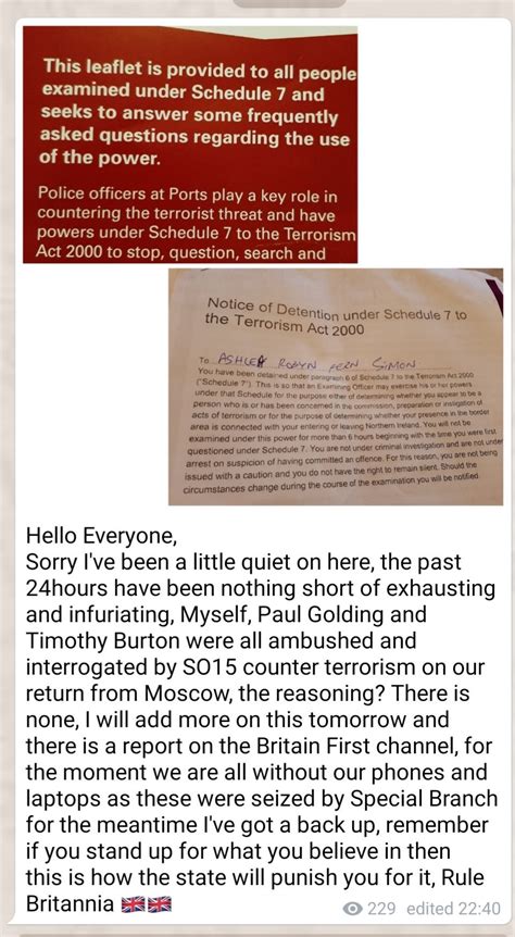 Ashlea Simon On Twitter This Is What You Get For Being Patriotic A Brexiteer And Going On