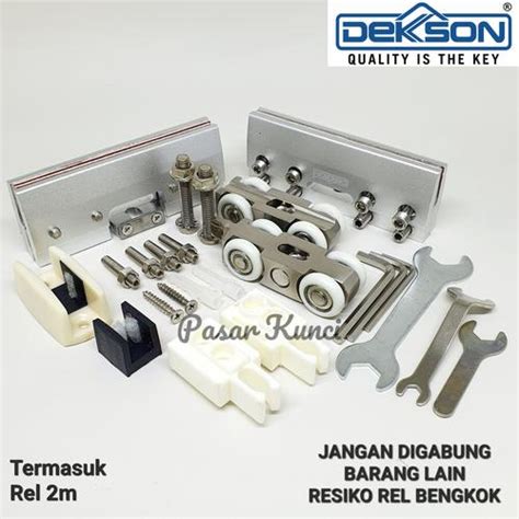 Jual Rel Sliding Pintu Kaca Frameless Dekkson Dekson Handle 8716