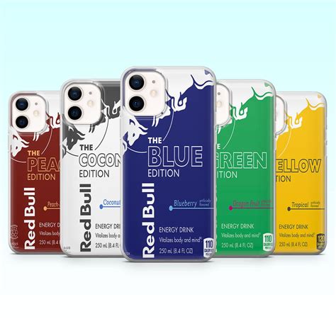 Red Bull Phone Case Energy Drink Racing Cover For Iphone 17e 17pro 16