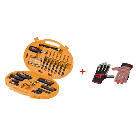 Набор ручного инструмента DEFORT DSK-42 + Перчатки Stomer Extra Grip ...