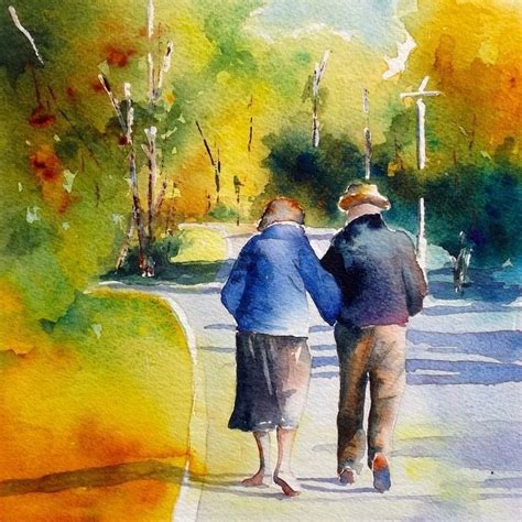 Watercolor Artist On Instagram “🖌️best Watercolour Painting 🎨 Happy