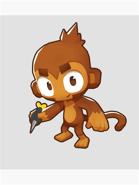 Monkey Bloons Td 6 Poster For Sale By Rajiinom Redbubble