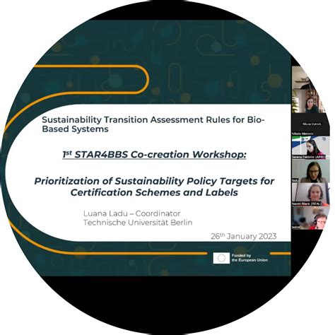 First Star4bs Stakeholder Consultation Workshop On Prioritisation Of Sustainability Policy