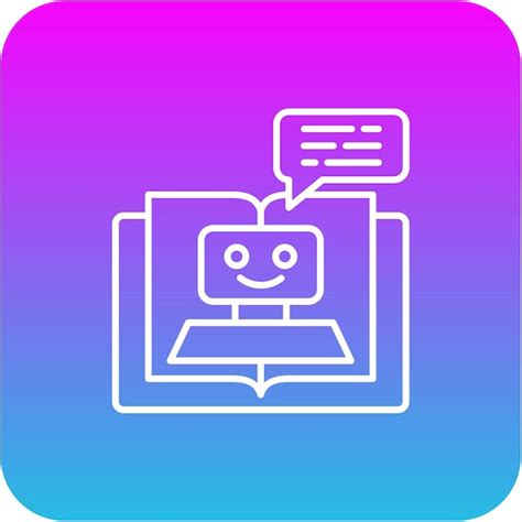 머신러닝 아이콘 프리미엄 벡터