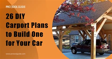 26 DIY Carport Plans To Build One For Your Car