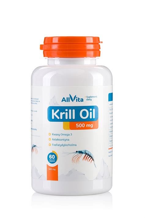 Olej Z Kryla Krill Oil 500 Mg 60 Kaps Allvita 14142146721 Allegropl