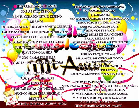 Net Poemas Y Poesias Poemas Poema Cancion Feliz Cumplea Os Mi Amor