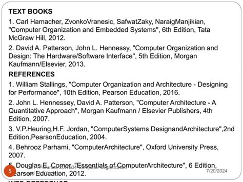20it204 computer organization and architecture lecture 1 pptx